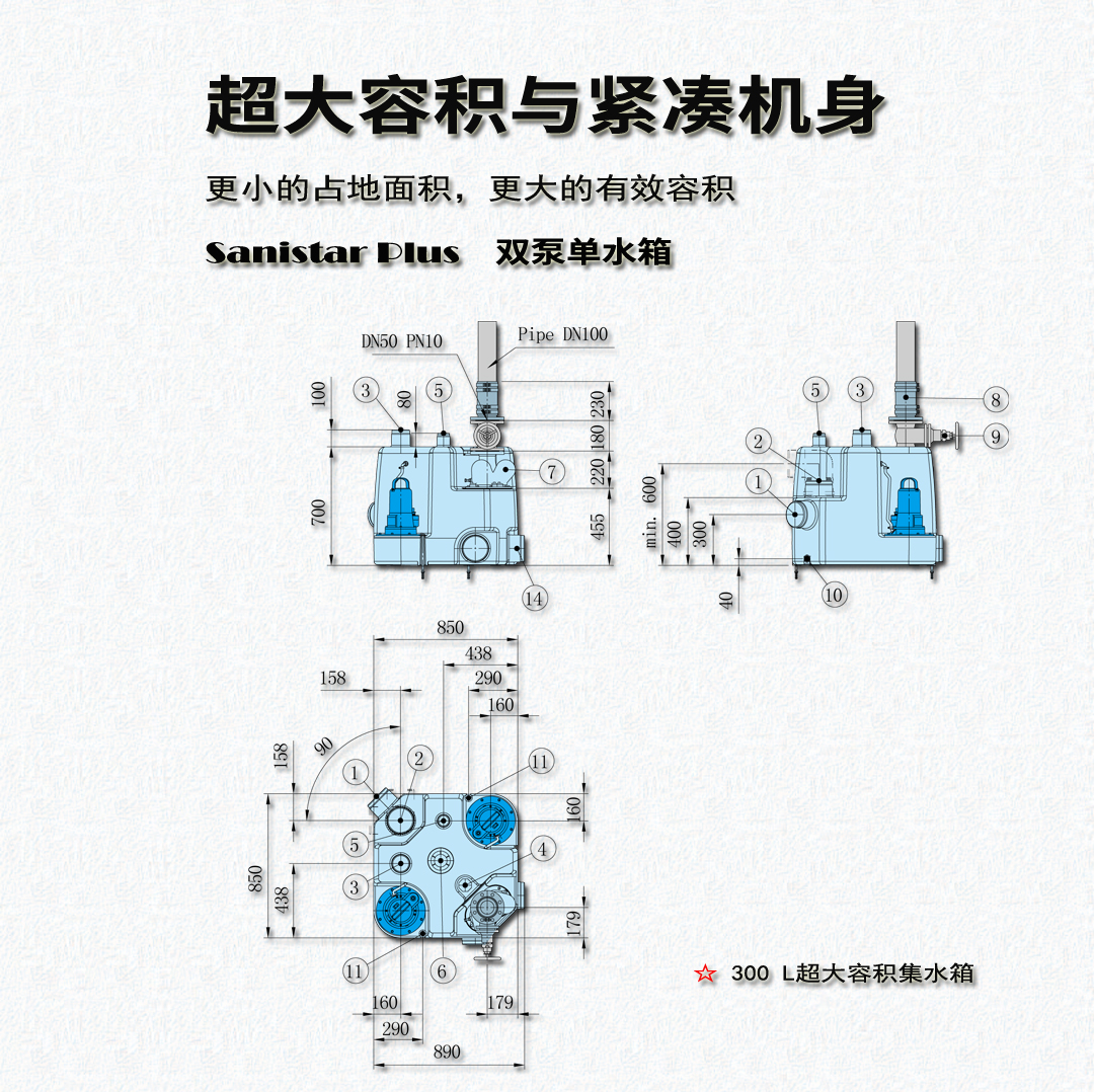 污水提升器-Sanistar-plus - 德国HOMA制泵有限公司