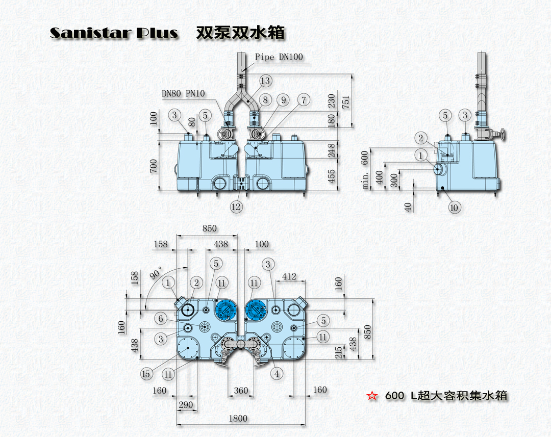 污水提升器-Sanistar-plus - 德国HOMA制泵有限公司